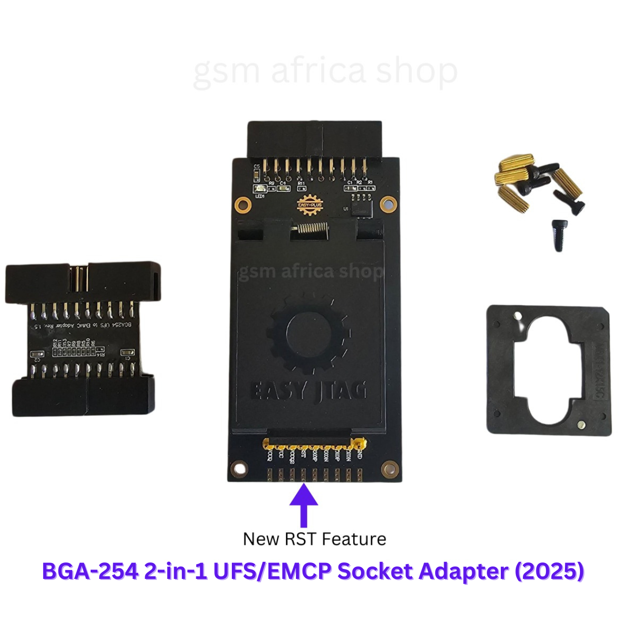 Z3X Easy-Jtag Plus BGA-254 2-in-1 UFS Socket Adapter With RST feature ...