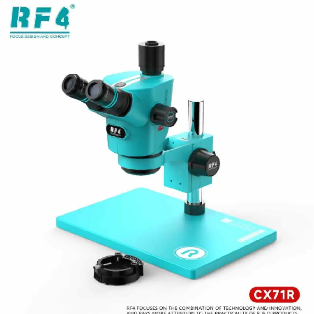 RF4 CX71R New Ergonomic Design Trinocular Stereo Microscope with Big Aluminum Alloy Base